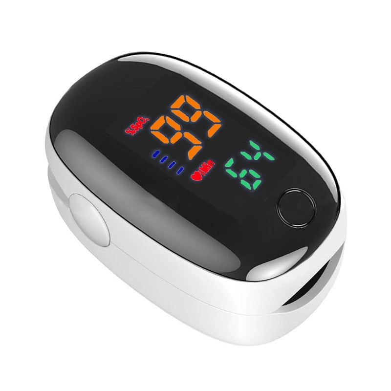Non Invasive_Finger Clip Home Monitor LED Oxygen Meter_Monitor ...