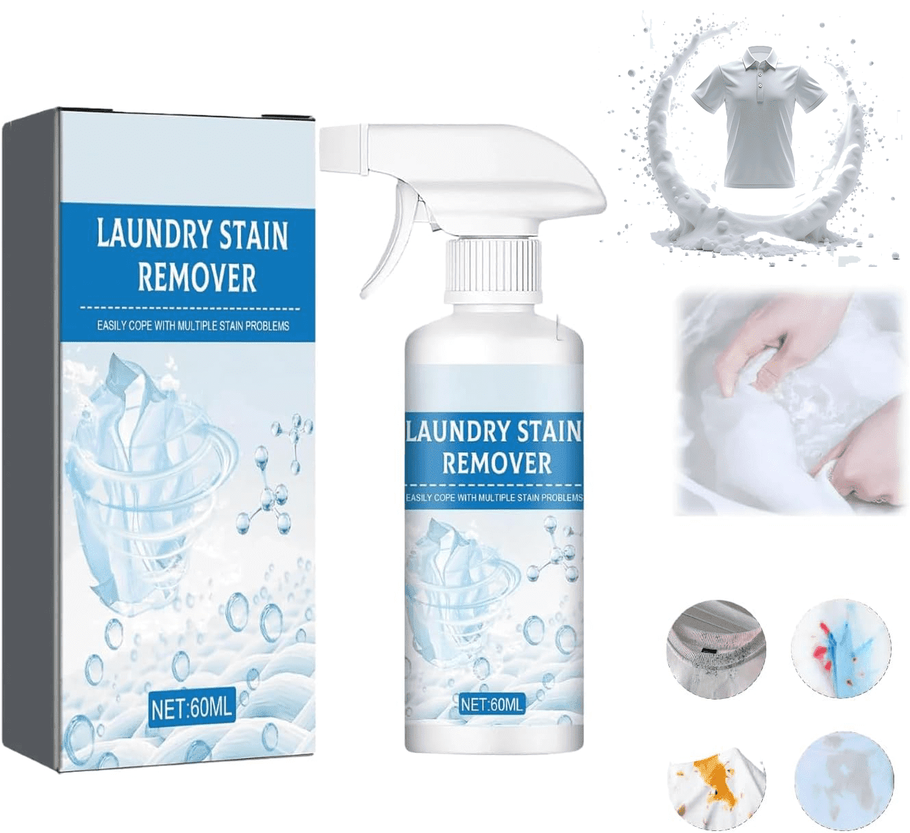 Non-Ionic Laundry Pre-Treatment, 2026 New Clothing Emulsifier, Powerful ...