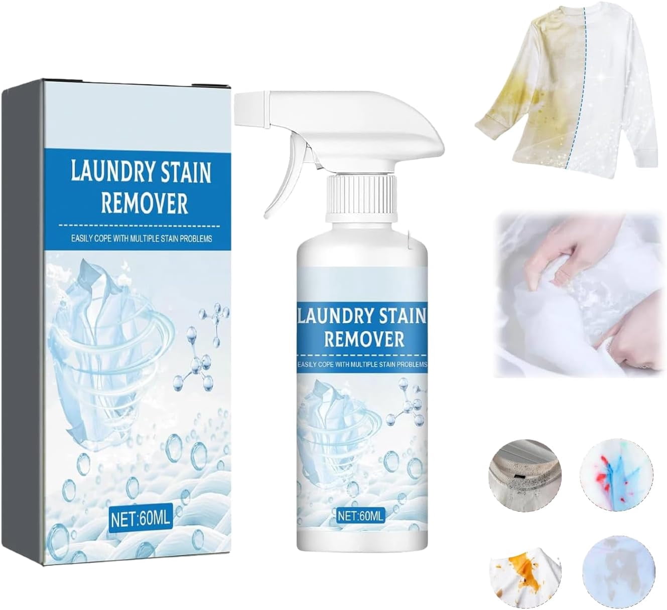 Non-Ionic Laundry Pre-Treatment, 2026 New Clothing Emulsifier, Powerful ...