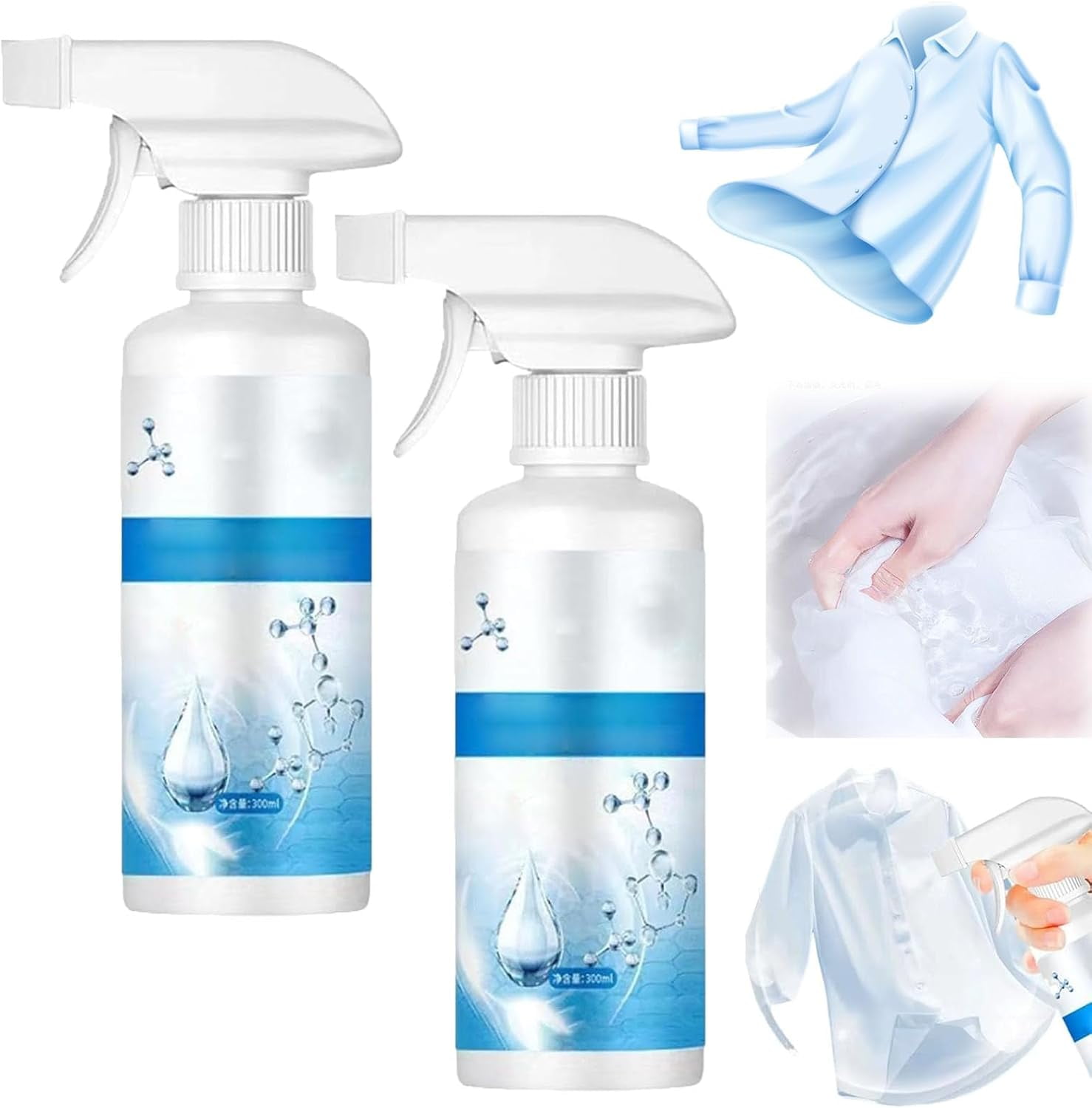 Non-Ionic Laundry Stain Remover Emulsifier, 10.56oz Non-Ionic Clothing ...