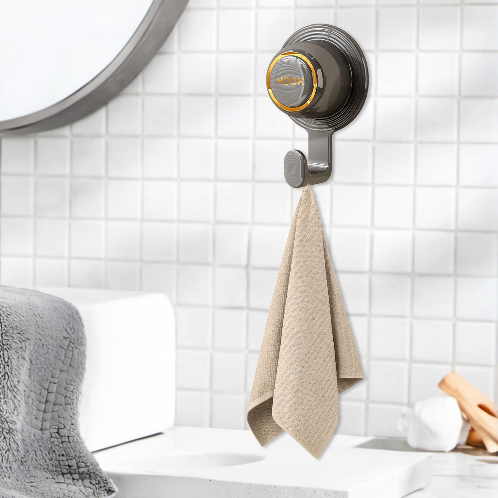 Non Marking Hook Stickers, Wall Adhesive Hooks, No Hole Punch, Home ...