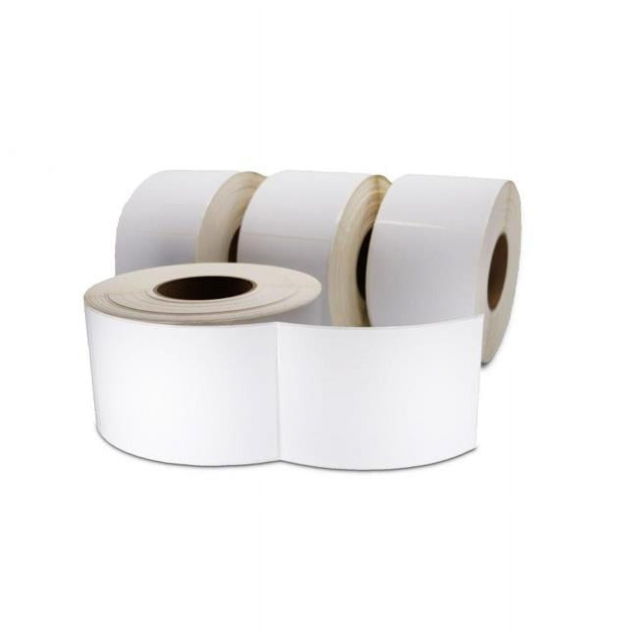 Non-OEM New Thermal Transfer Label Stack for Barcode Printers, White ...