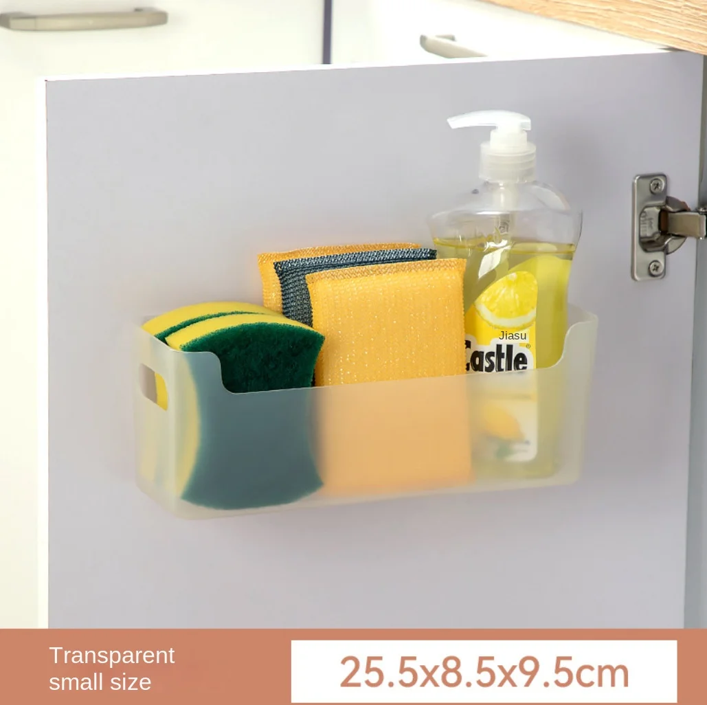 Non Perforated Cling Film Rack Inside Cabinet Wall Shelf Shelves Spice ...