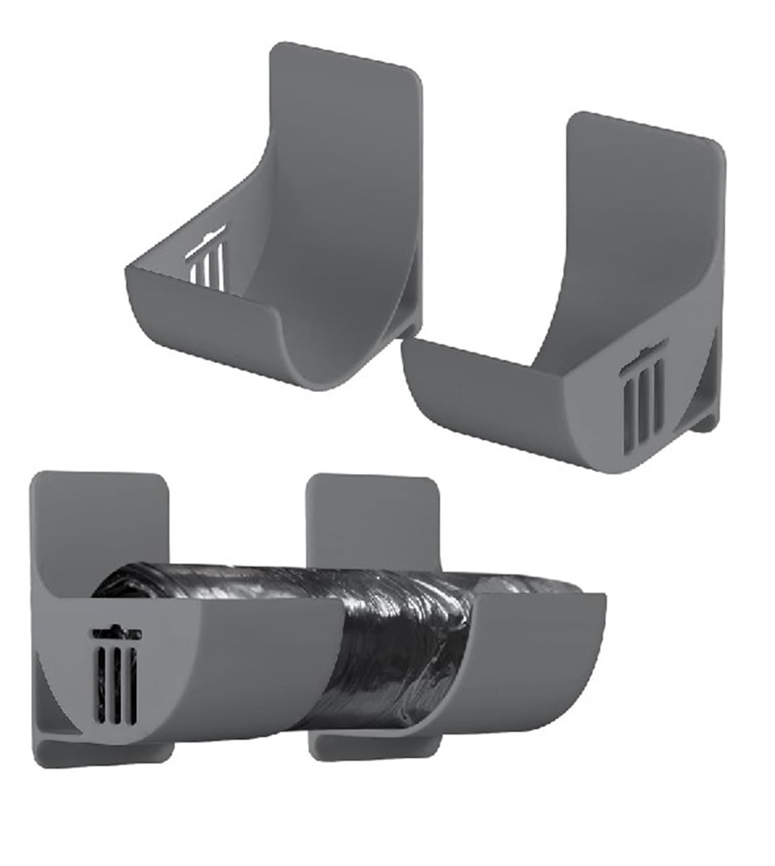 Non-Punching Storage Bracket,Wall Mounted Trash Bag Dispenser,Portable ...