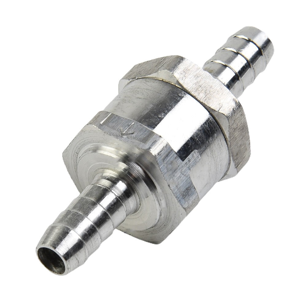 Non Return Valve One-Way Check Valve 8mm for Fuel Air Water Pipe Tube ...