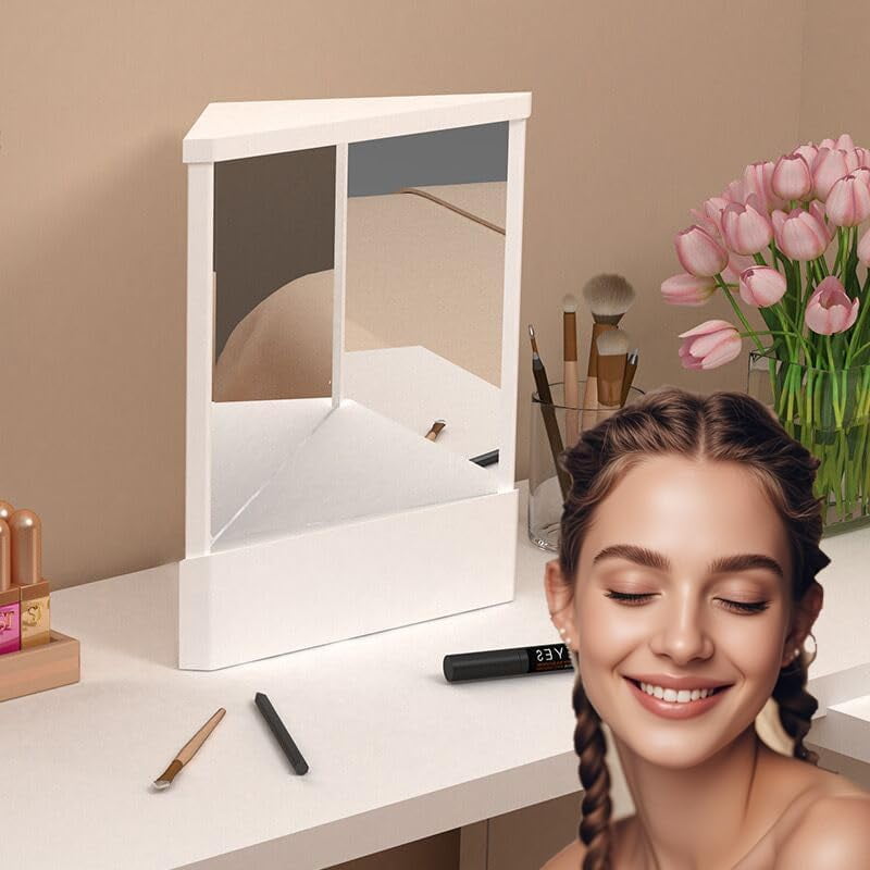 Non Reversing Mirror, 2025 New Non-Reversing Mirror, True Reflection Standing Cosmetic Mirror ...