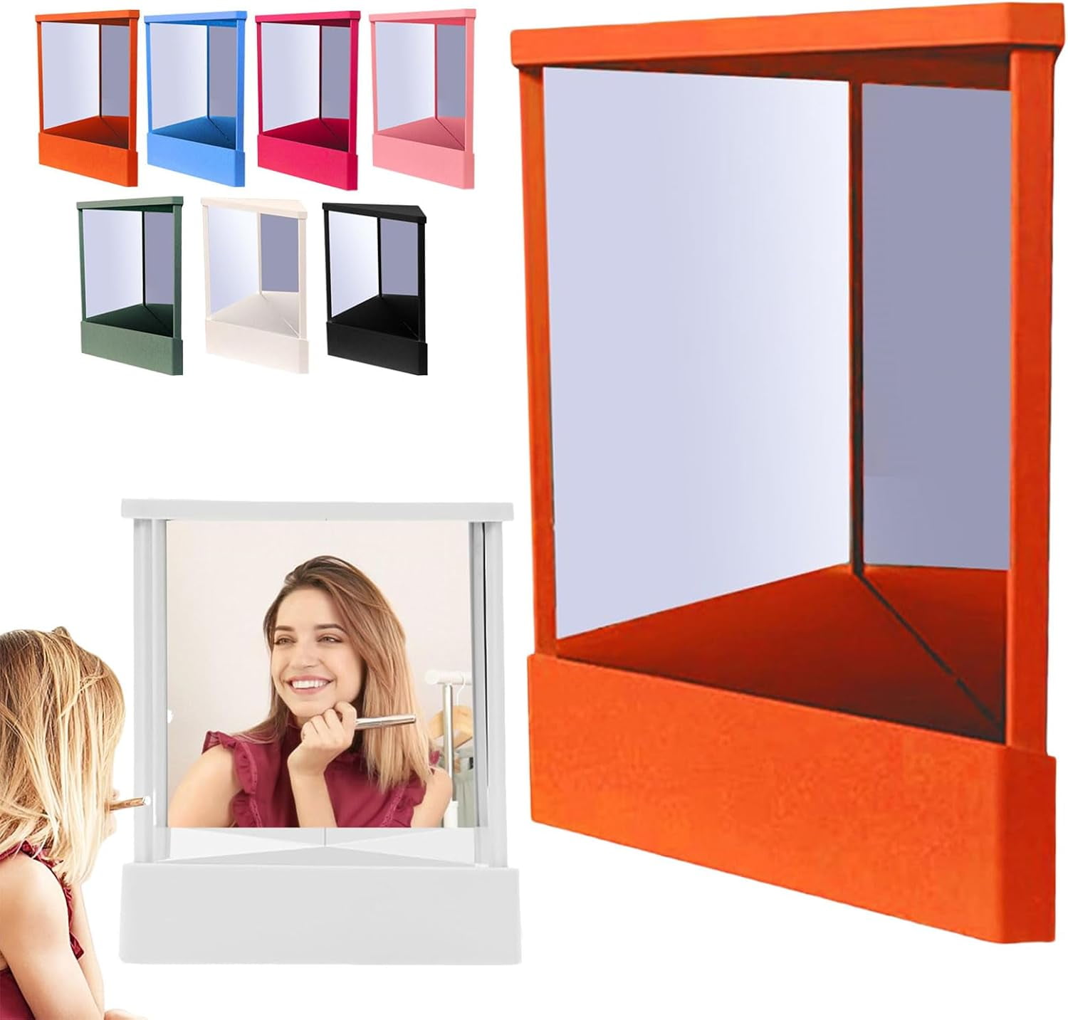 Non-Reversing Mirror, 2025 New True Mirror Non Reversing, Precision Glass Viewing Angle, True ...