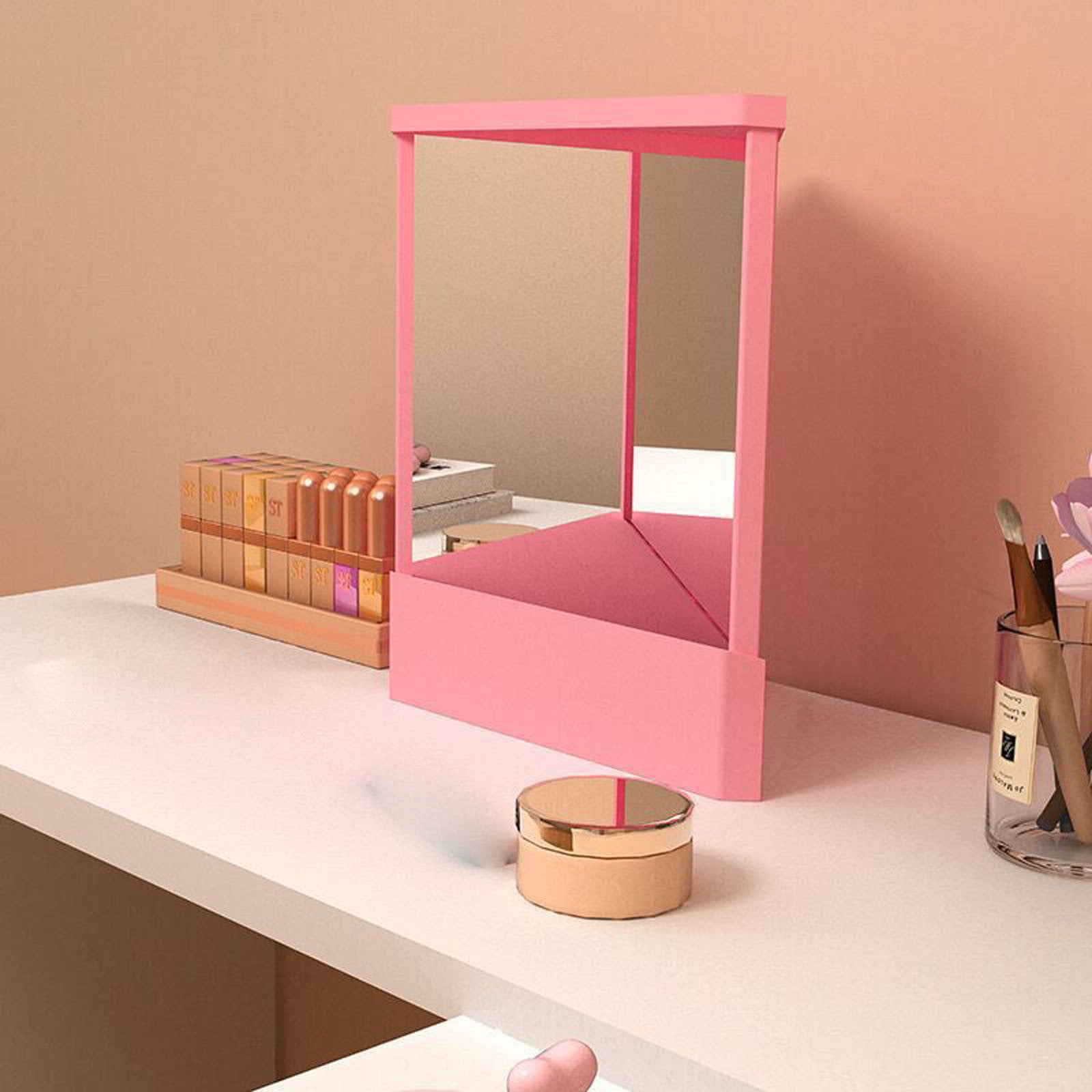 Non-Reversing Mirror - True Image Reflection, Slim Design Vanity Mirror ...