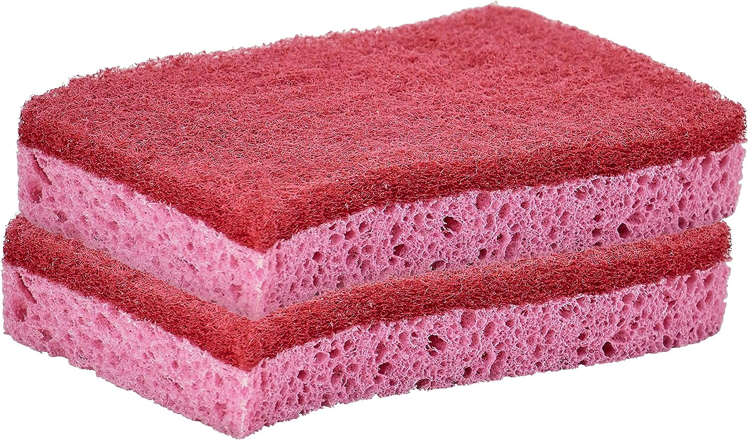 Non-Scratch Cellulose Sponge Kitchen Scrub Sponge with Scouring Pad Set ...