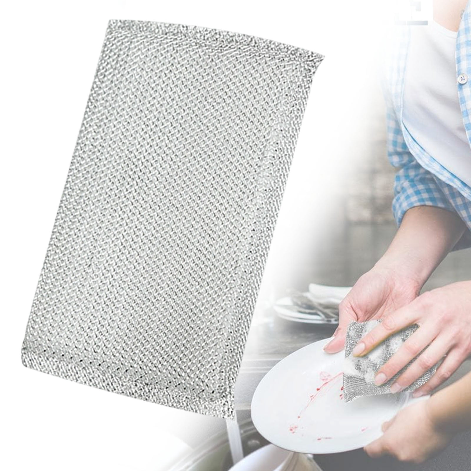 Non Scratch Kitchen Scrubbing Sponges Scouring Pads for Dish Pot ...