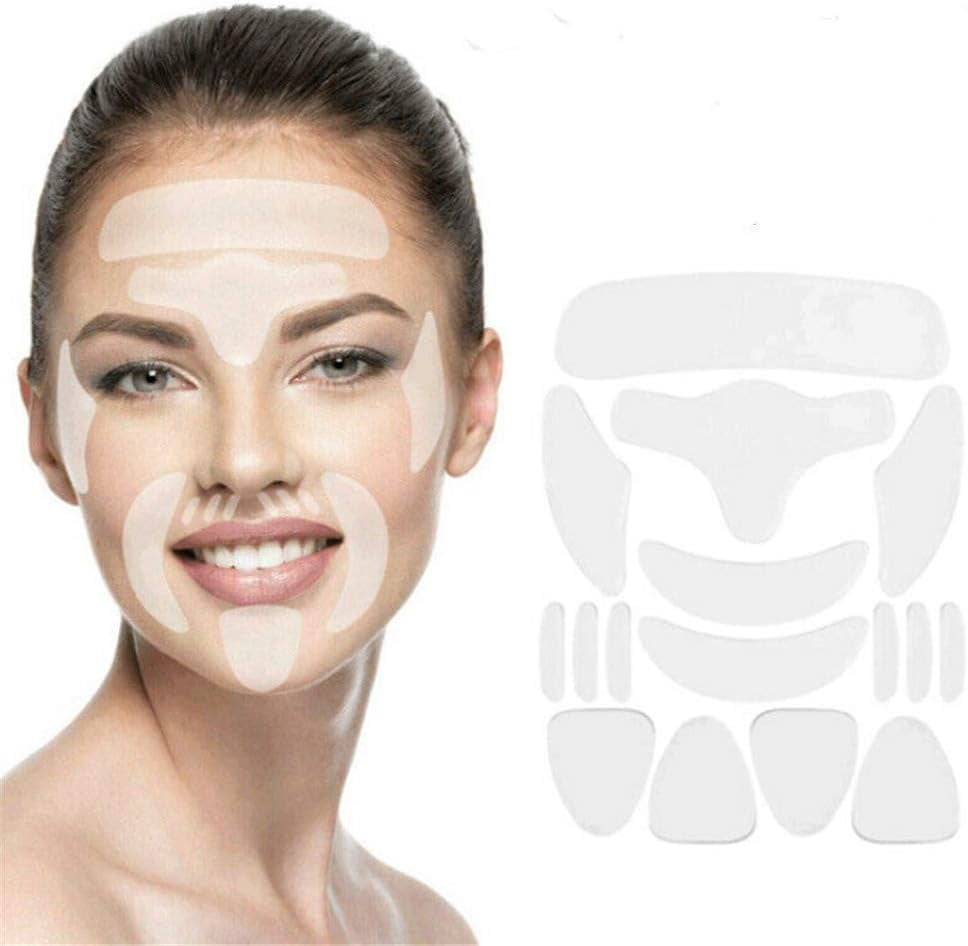 Non-Silicone Face Tape For Facial Wrinkles, Reusable Silicone Patches ...