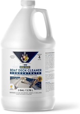 Non-Skid Boat Deck Cleaner Concentrate, 1 Gallon – Makes 4 Gallons ...