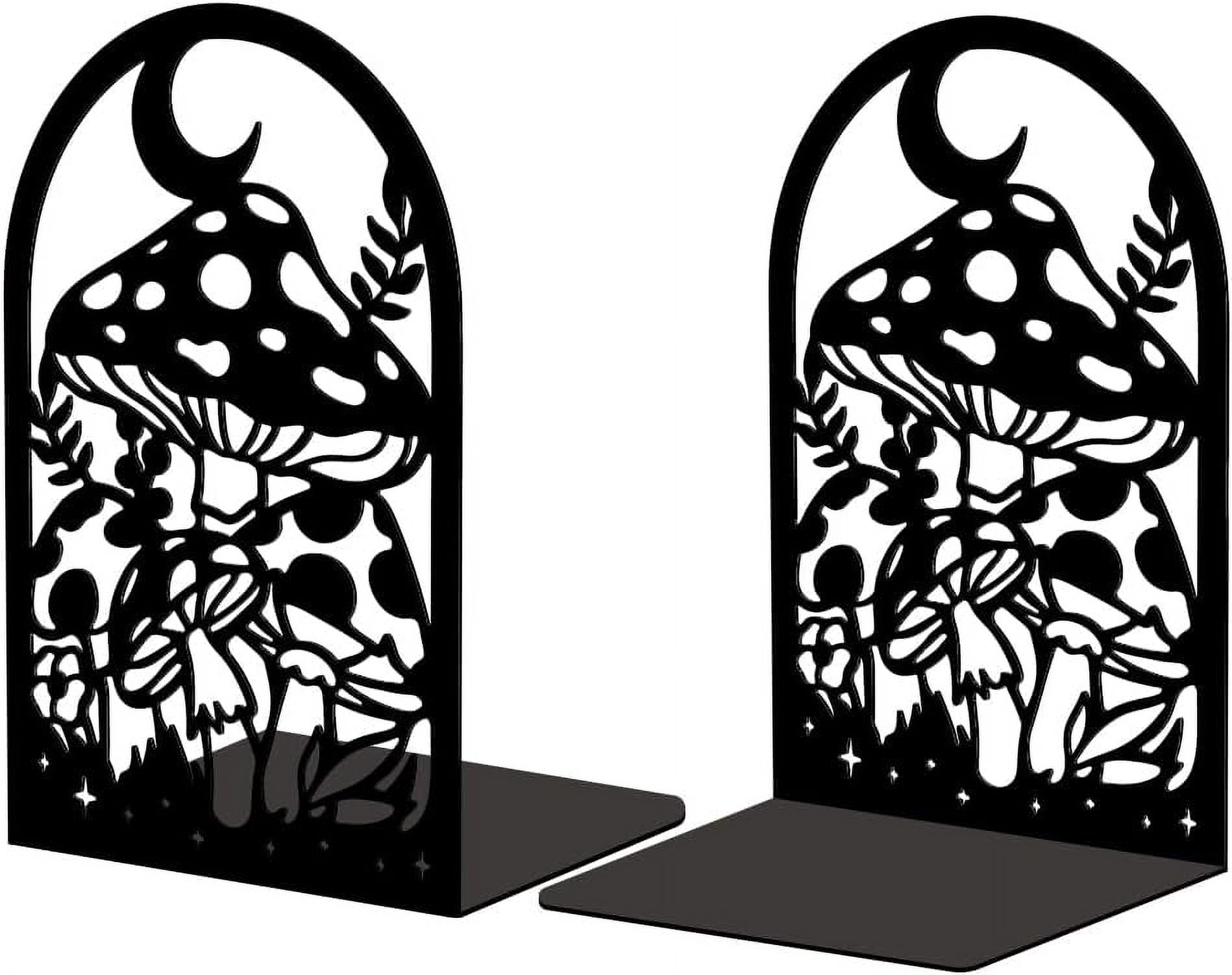 Non-Skid Iron Bookend Display Stands Adjustable Desktop Heavy Duty ...