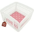 Non-Slip 36"x36" Playpen Mat with 3-Layer Comfort, and Washable Crate ...