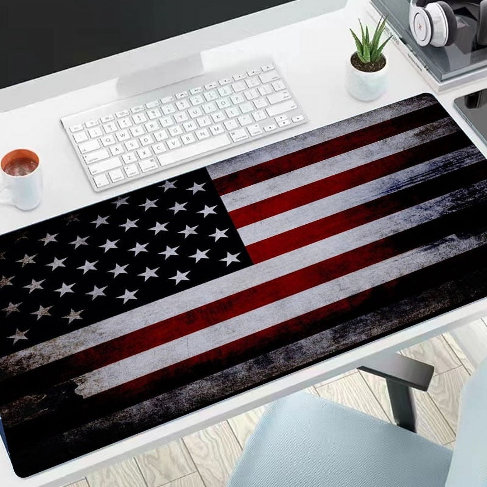 Non-Slip American Flag Mouse Mat: Patriotic Design for Computer ...