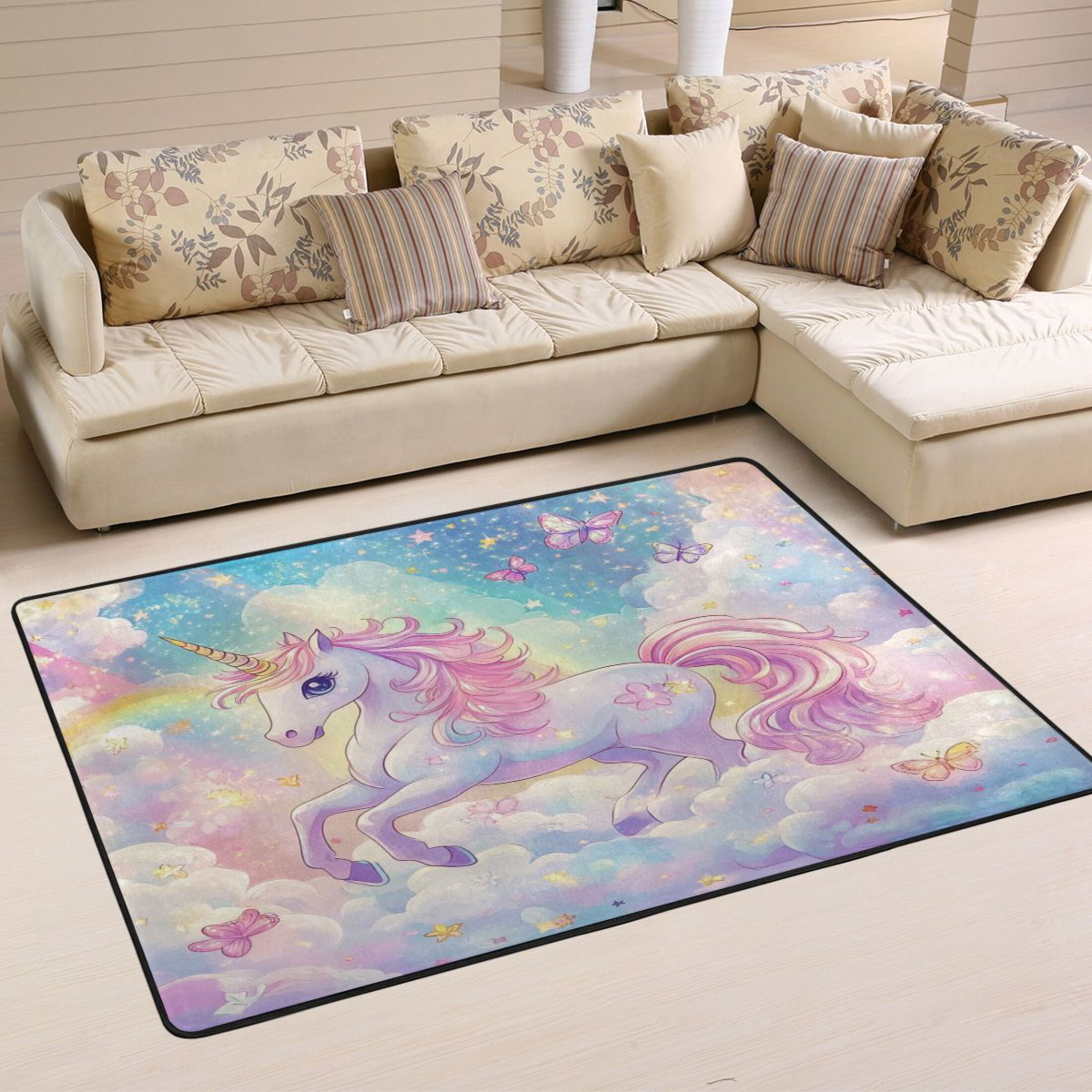 Non-Slip Area Rug 36"x24" Indoor Washable Floor Mats Carpet Printed for ...