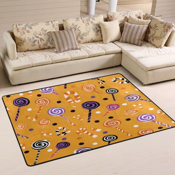 Non-Slip Area Rug 72"x48" Indoor Washable Floor Mats Carpet Printed for ...