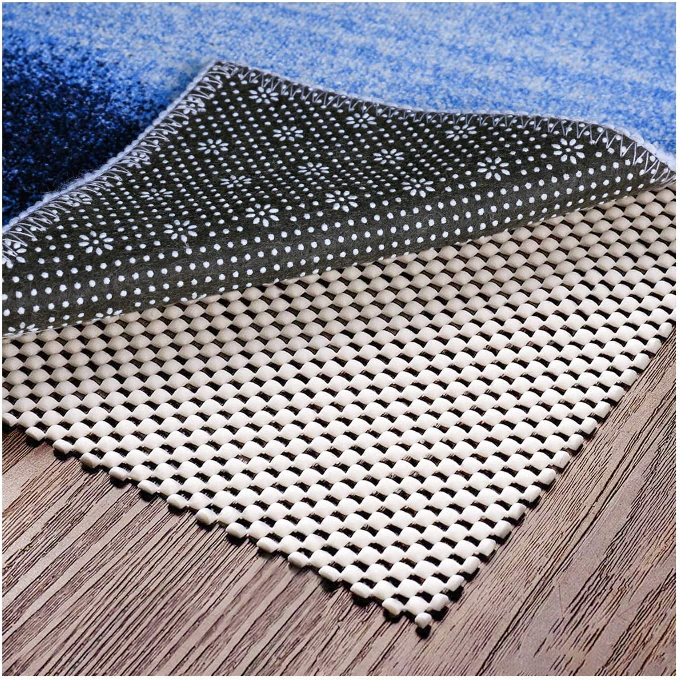 Non Slip Area Rug Pad , Anti Skid Carpet Mat Rug Grip Provides ...