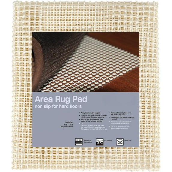 Non-Slip Area Rug Pad Mat Underlay Multipurpose for Hard Surface Floor ...