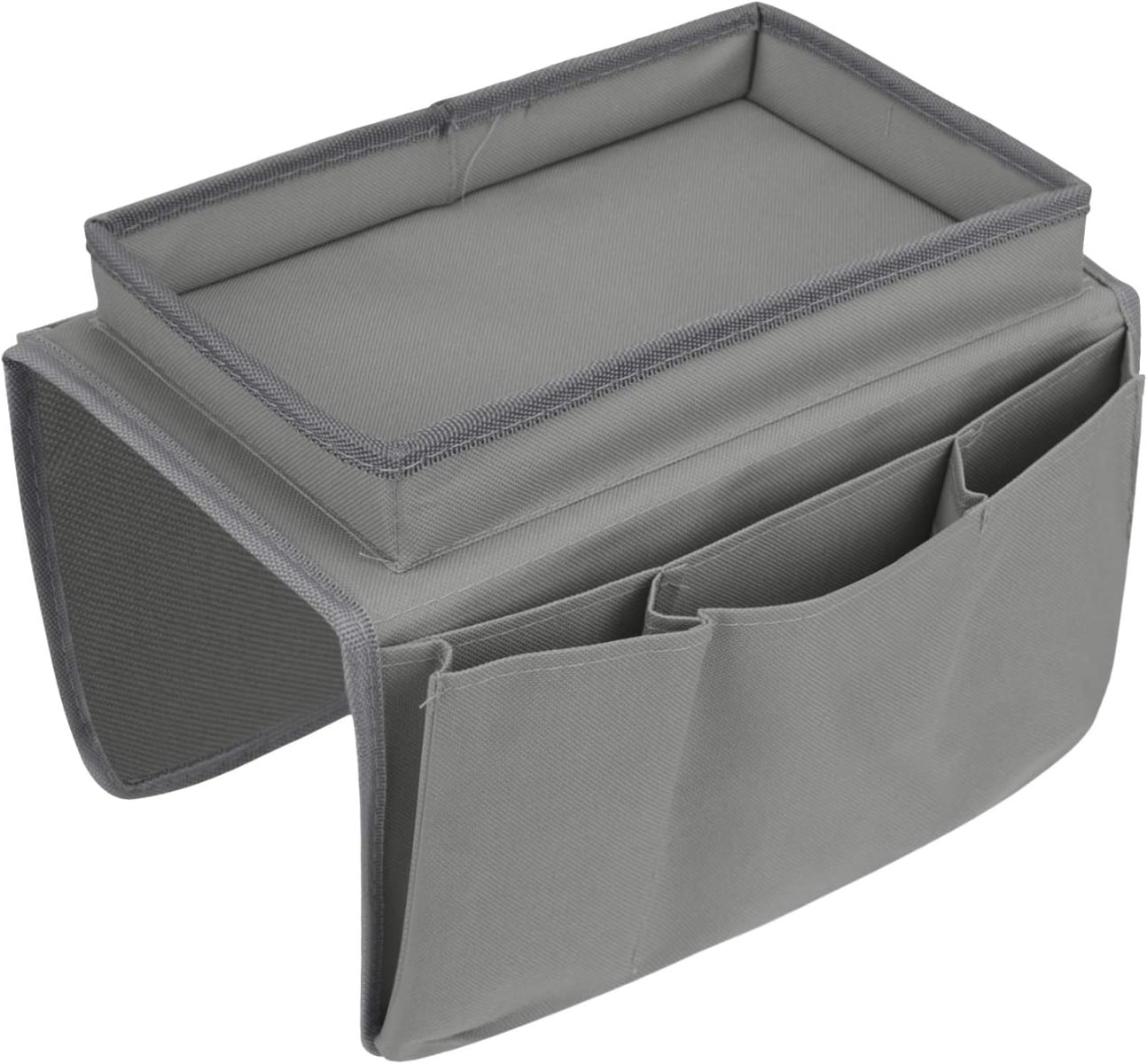 Non-Slip Armchair Caddy with Cup Holder Arm Rest Organizer TV Remote ...