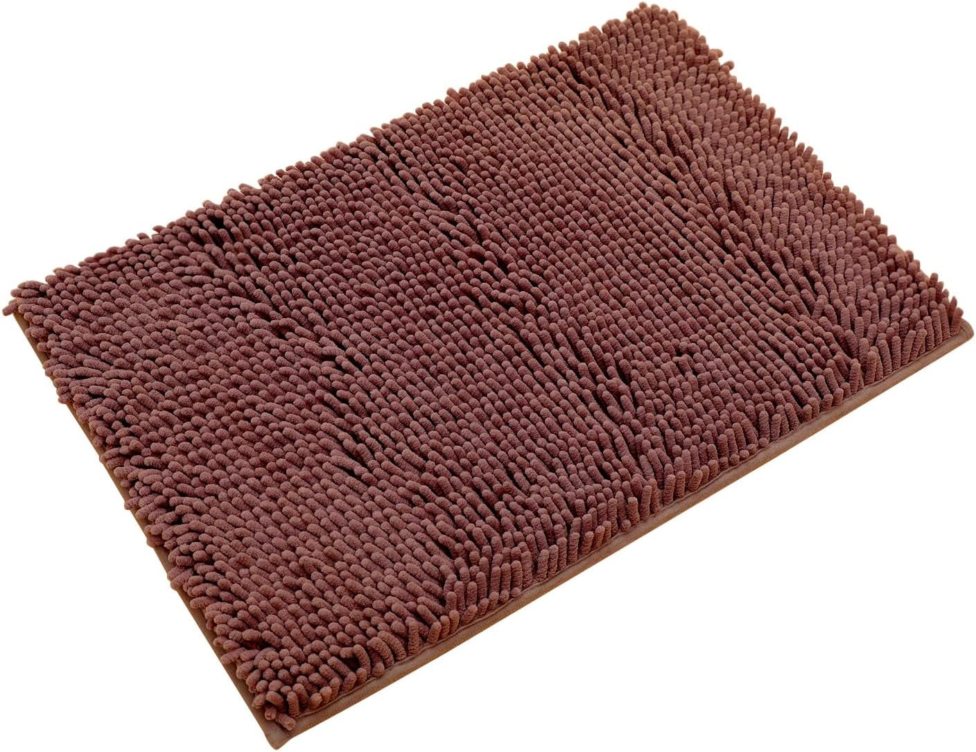 Non-Slip Bath Rug,Extra Soft Microfiber Bedroom Shag Carpet with Anti ...
