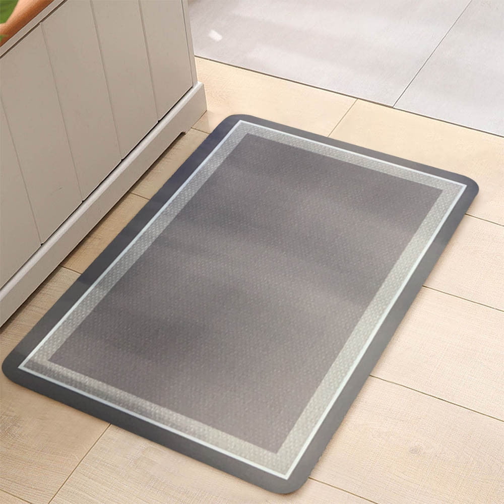 Non Slip Bathroom Entrance Mat, Waterproof Foot Mat, Heavy Duty Rubber ...