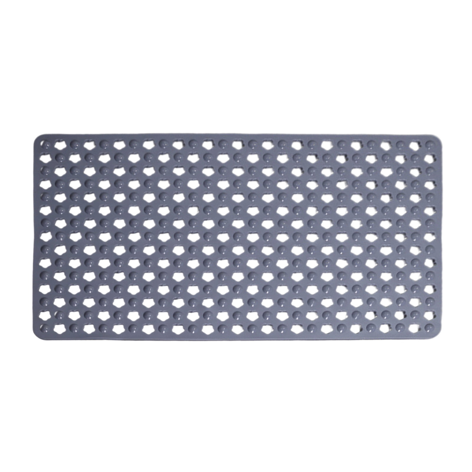 Non-Slip Bathtub Mat 28.35x14.57in - Shower Mat with Suction Cups ...