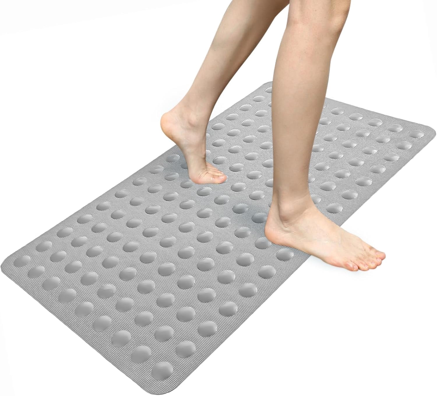 Non-Slip Bathtub Mat, Rubber Anti Skid Rubber Shower Tub Mat,Bathtub ...