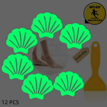 Secopad Non Slip Bathtub Stickers, 10 PCS Large Leaves Adhesive ...