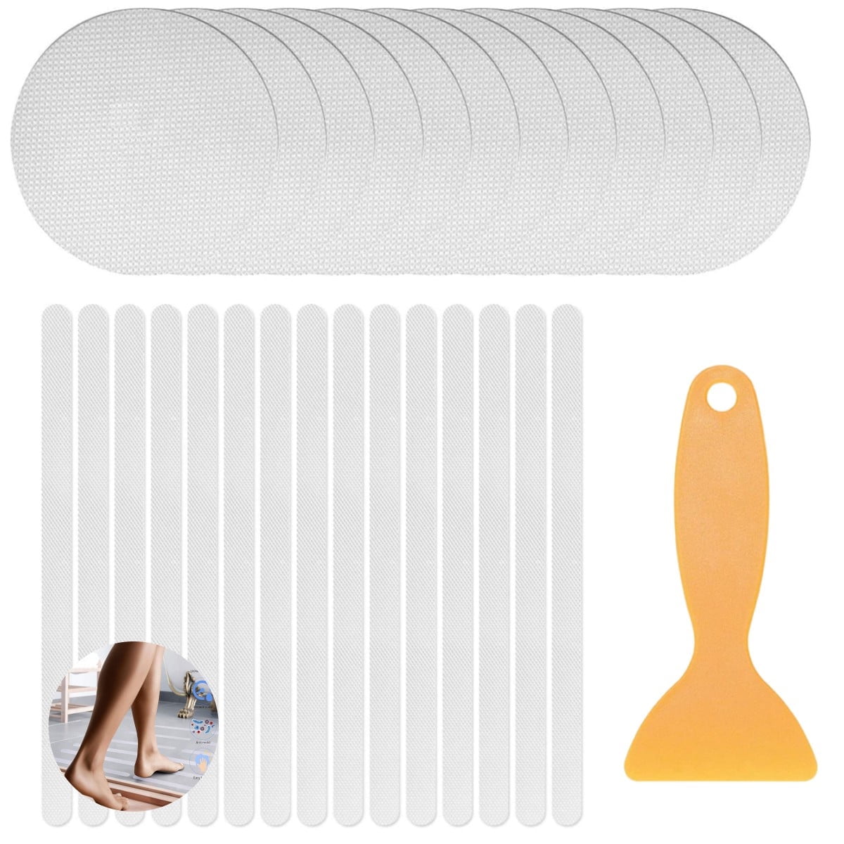 Non Slip Bathtub Treads,Topboutique Bath Tub Stickers, Anti Slip Shower ...