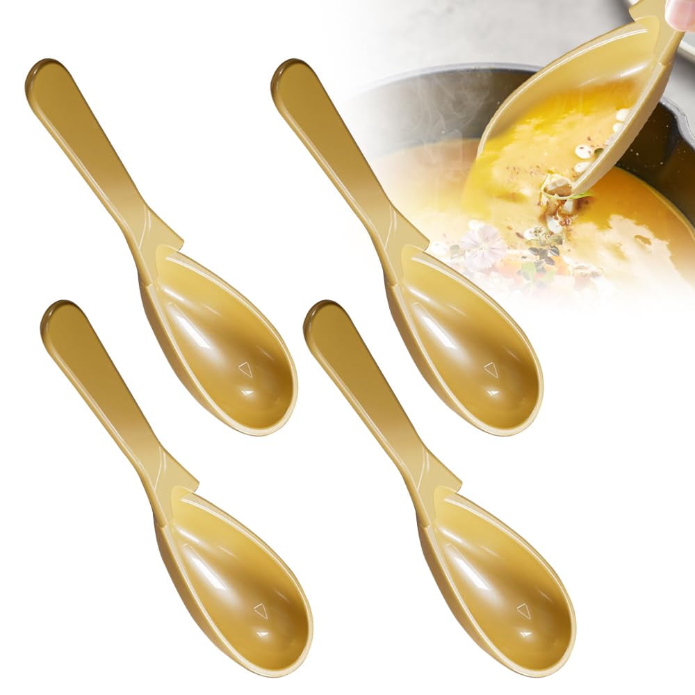 Non-Slip Bowl Spoon,Notch And Hook Style Kitchen Soup Spoons DSV ...