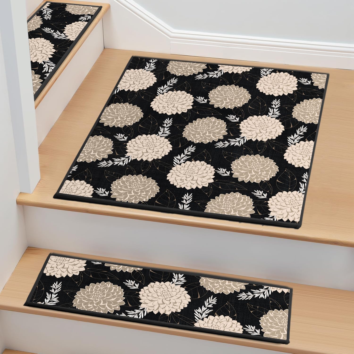 Non-Slip Carpet Stair Treads 1PCS, 30"x30" Peel and Stick Stair Runner ...