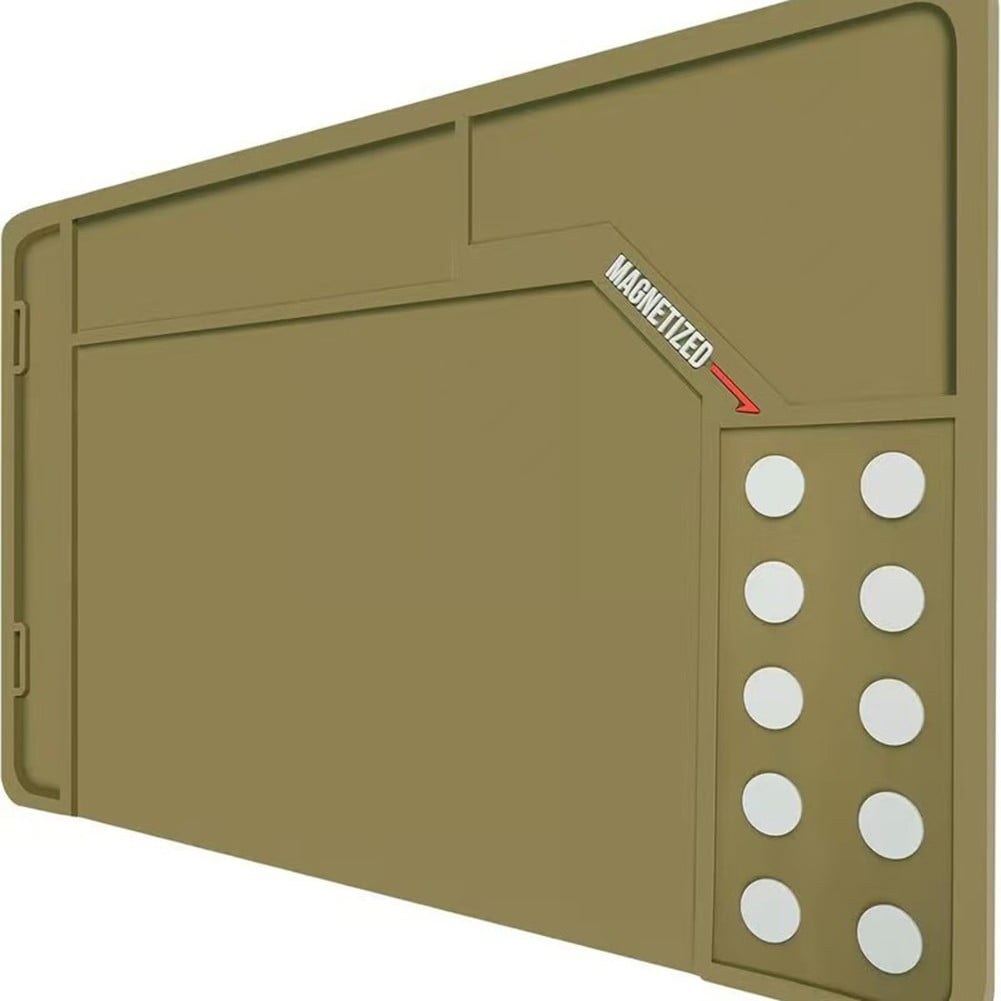 Non-Slip Cleaning Mat With Magnetic Dots Oil Proof Maintenance ...