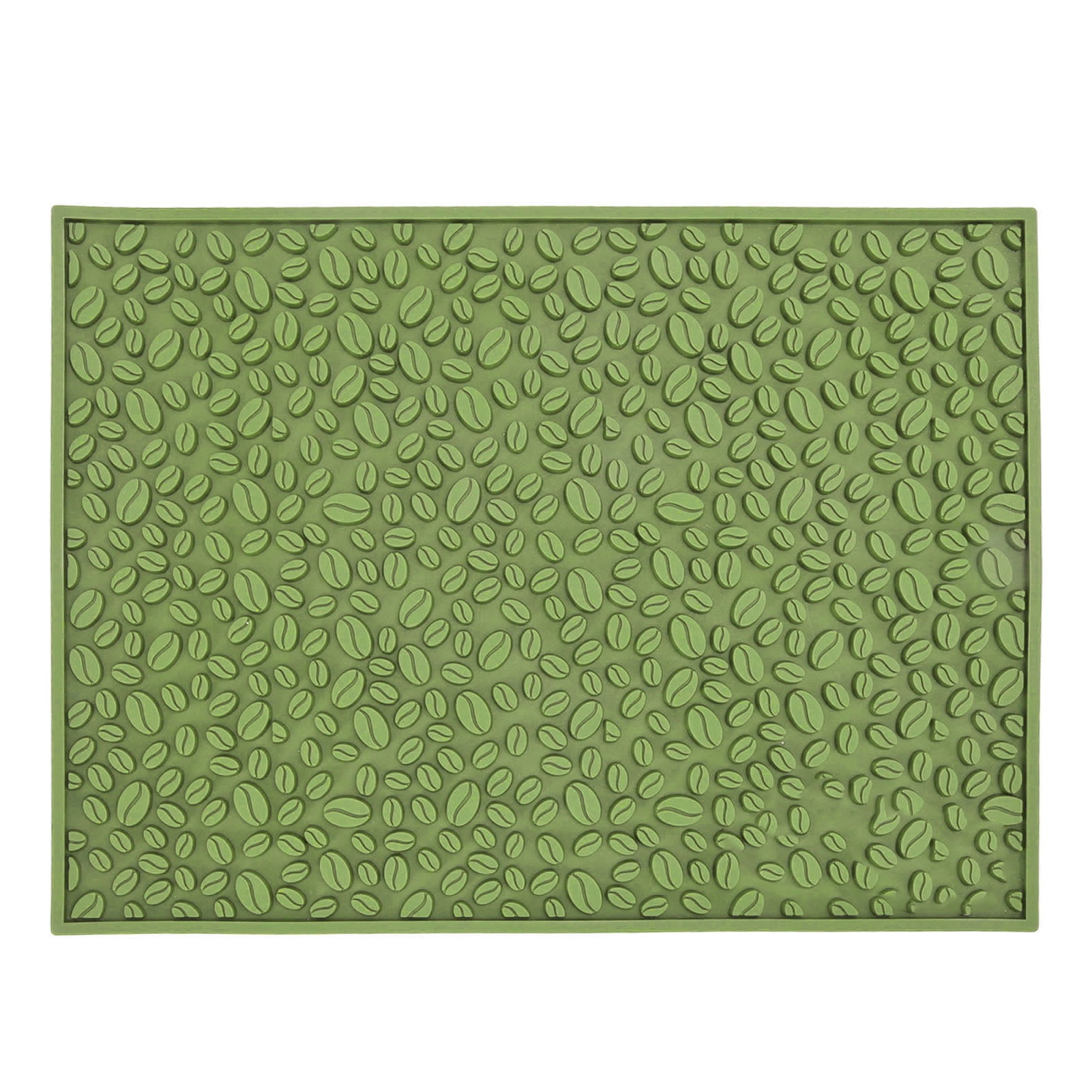 Non Slip Cup Mat Coffee Bean Design Desktop Bar Counter PVC Pad for ...
