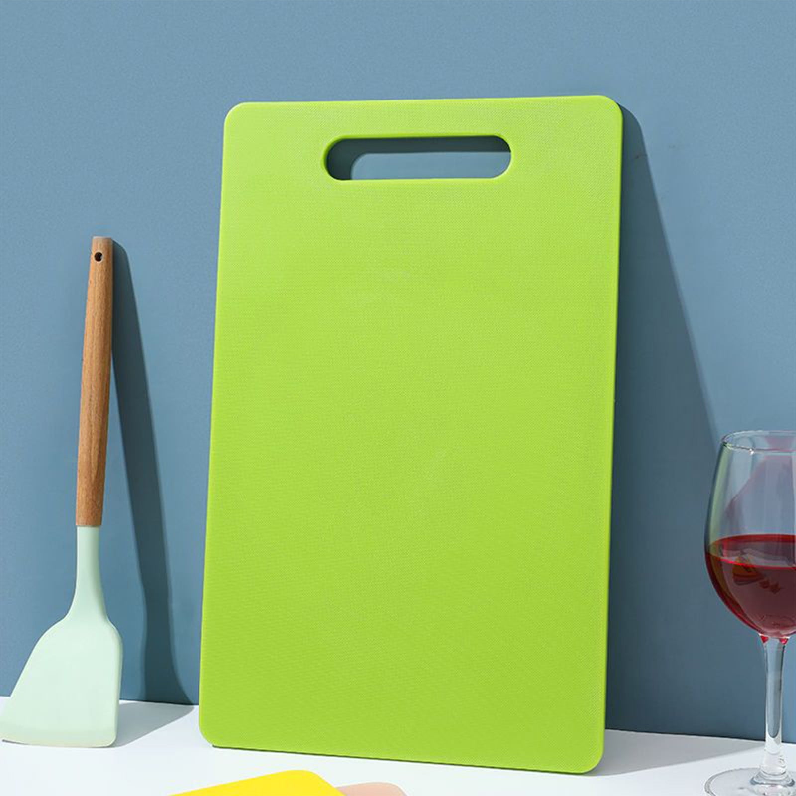 Non-Slip Cutting Board, Wood Grain Design, Durable Plastic Construction ...