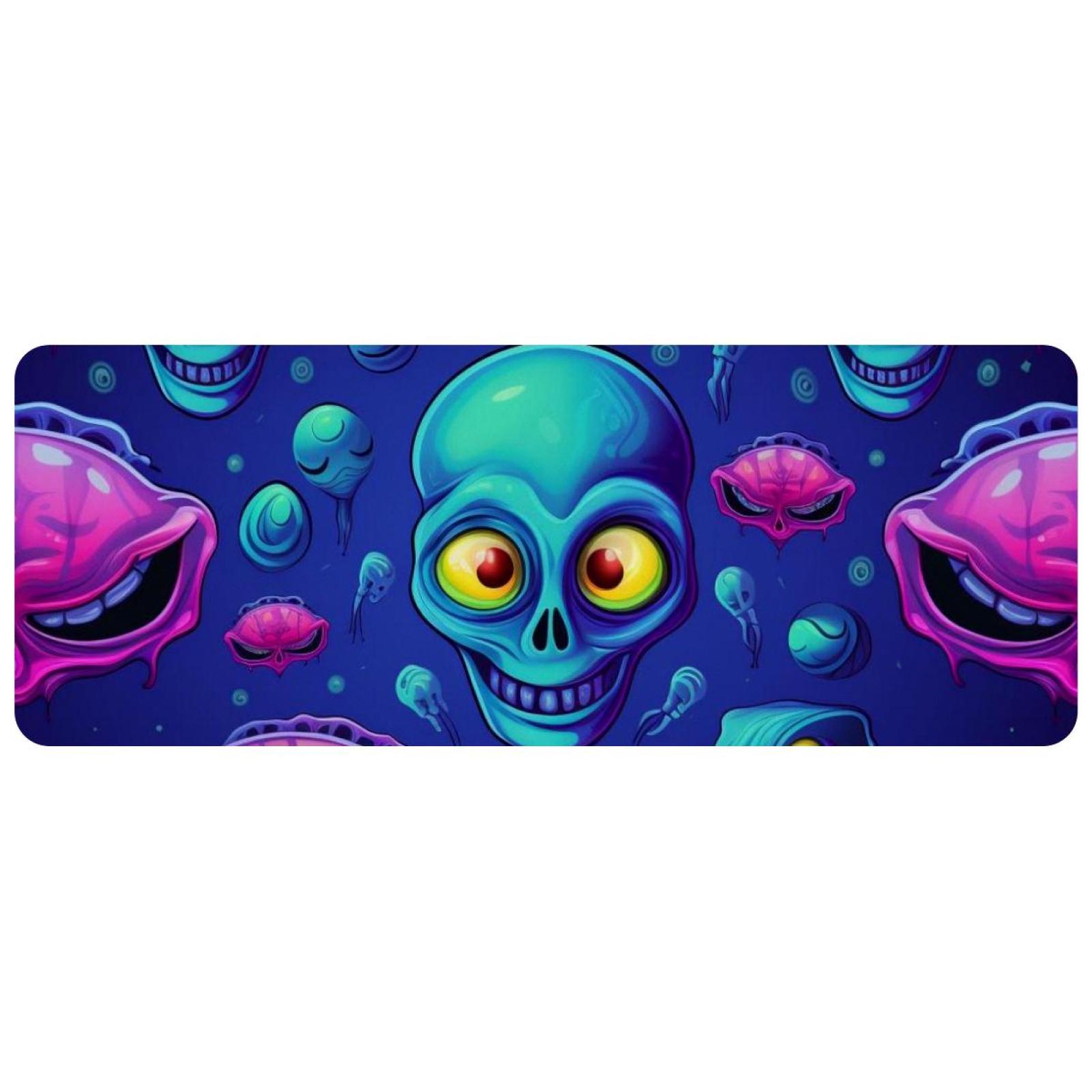 Non-Slip Desk Pad, Alien Glow Pretty Mouse Pad Desk Table Protector ...