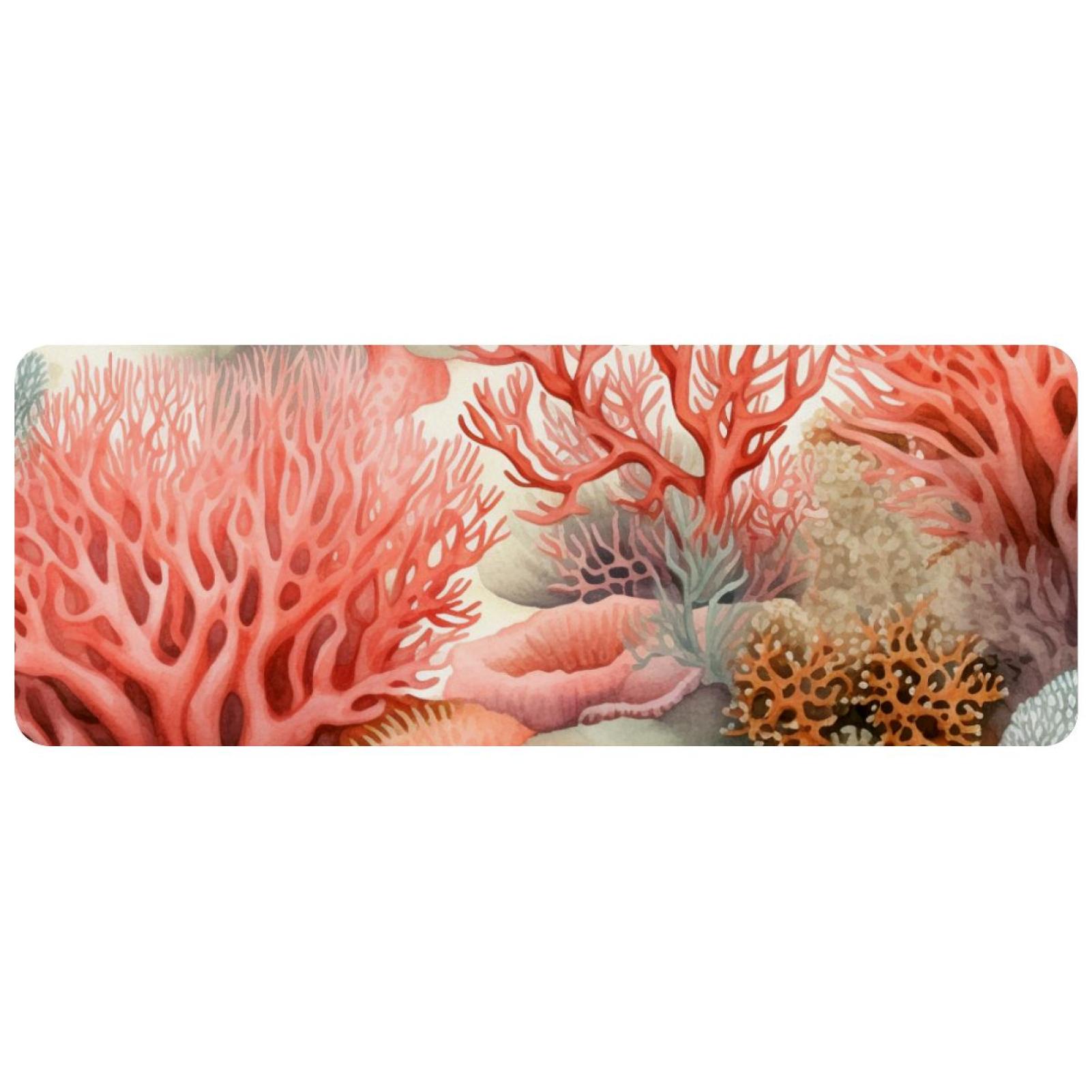 Non-Slip Desk Pad, Coral and Seabed Mouse Pad Desk Table Protector ...