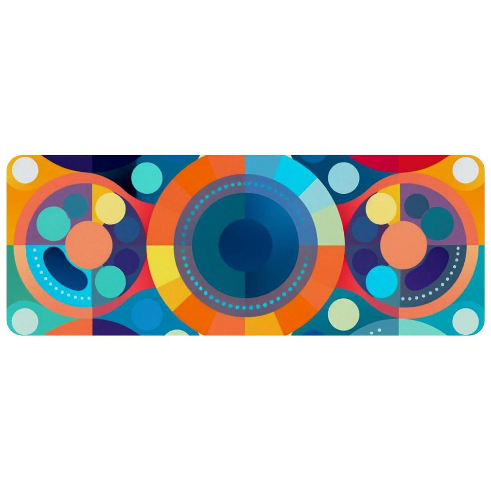 Non-Slip Desk Pad, Geometric Cube Pretty Mouse Pad Desk Table Protector ...