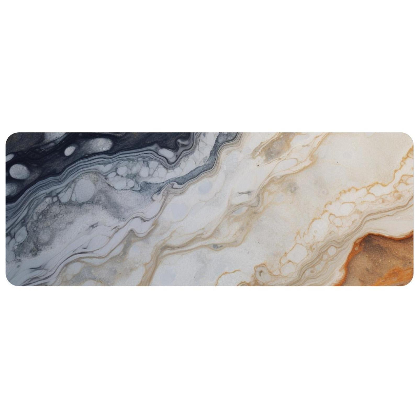 Non-Slip Desk Pad, Hard Marble Mouse Pad Desk Table Protector, Large ...