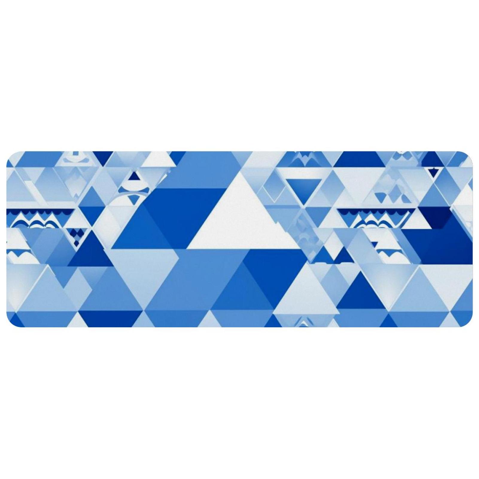 Non-Slip Desk Pad, Israeli Flag Blue Pattern Mouse Pad Desk Table ...