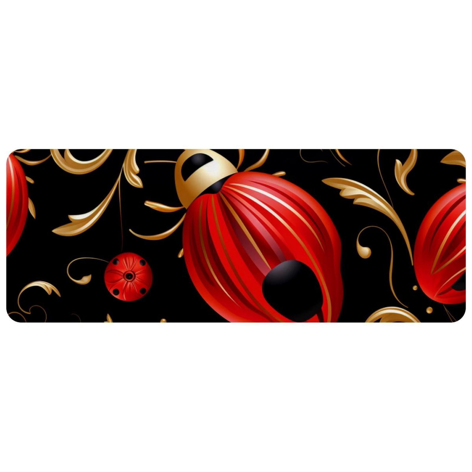 Non-Slip Desk Pad, Ladybug Strange Mouse Pad Desk Table Protector ...