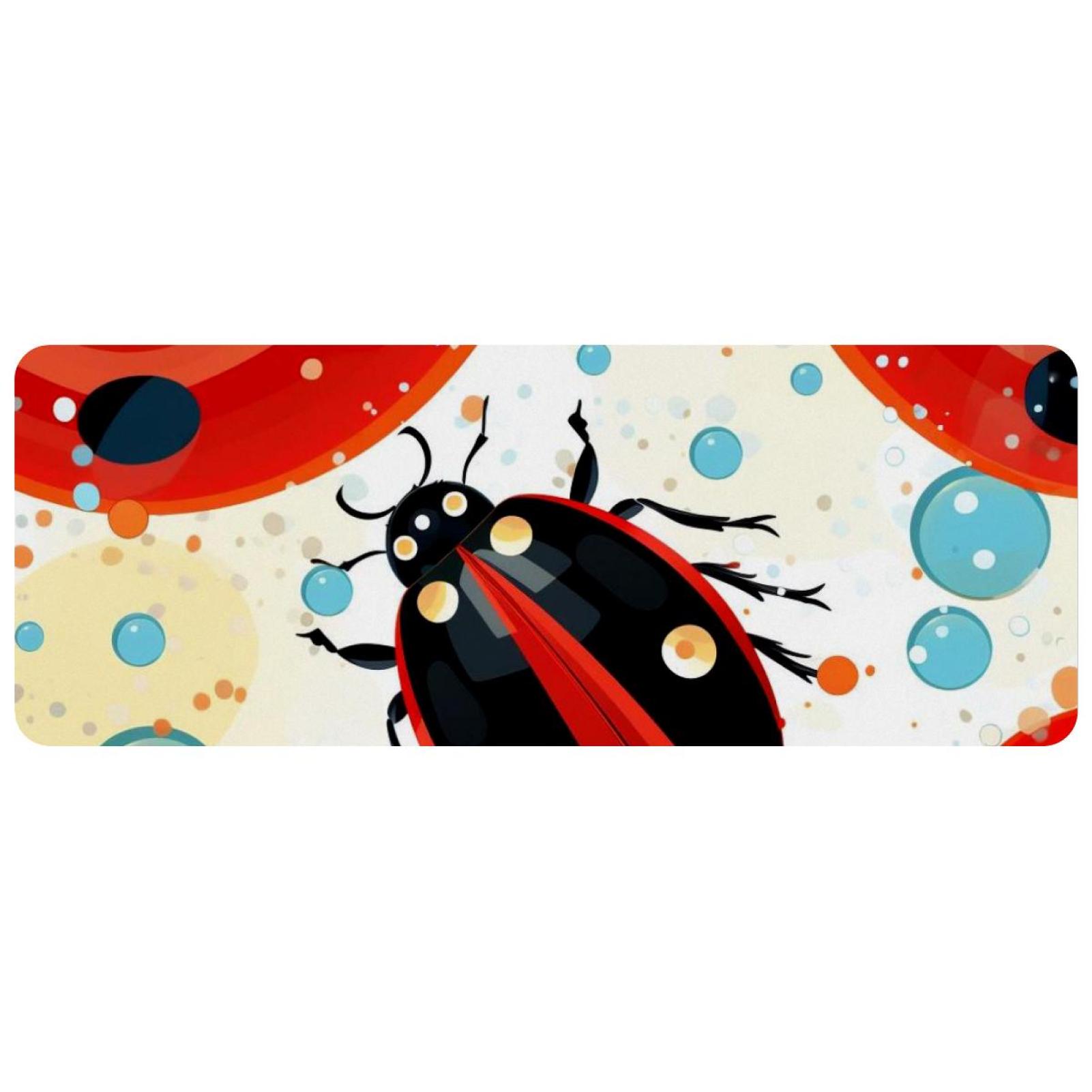 Non-Slip Desk Pad, Pretty Ladybug Mouse Pad Desk Table Protector, Large ...