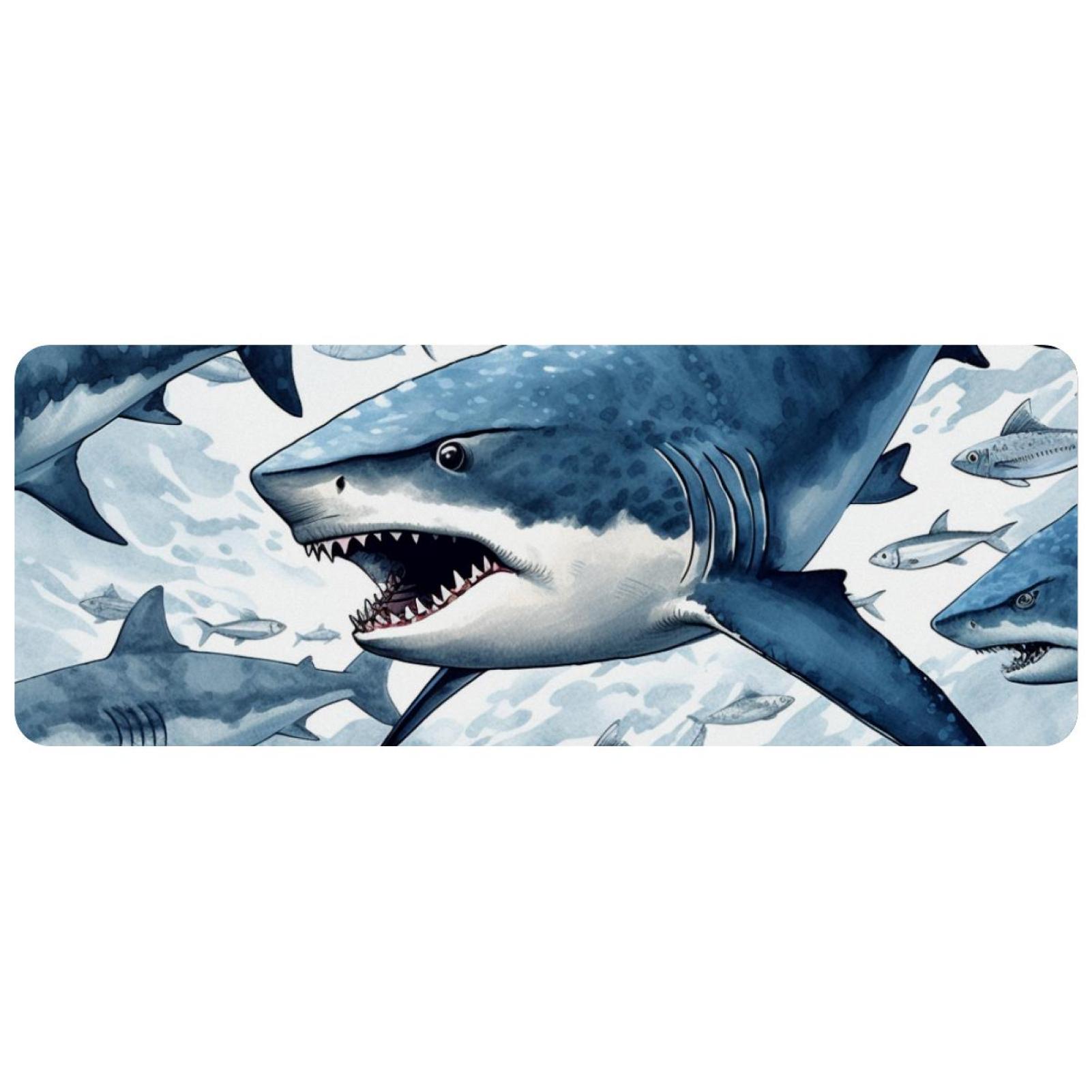 Non-Slip Desk Pad, Shark Delighted Mouse Pad Desk Table Protector ...