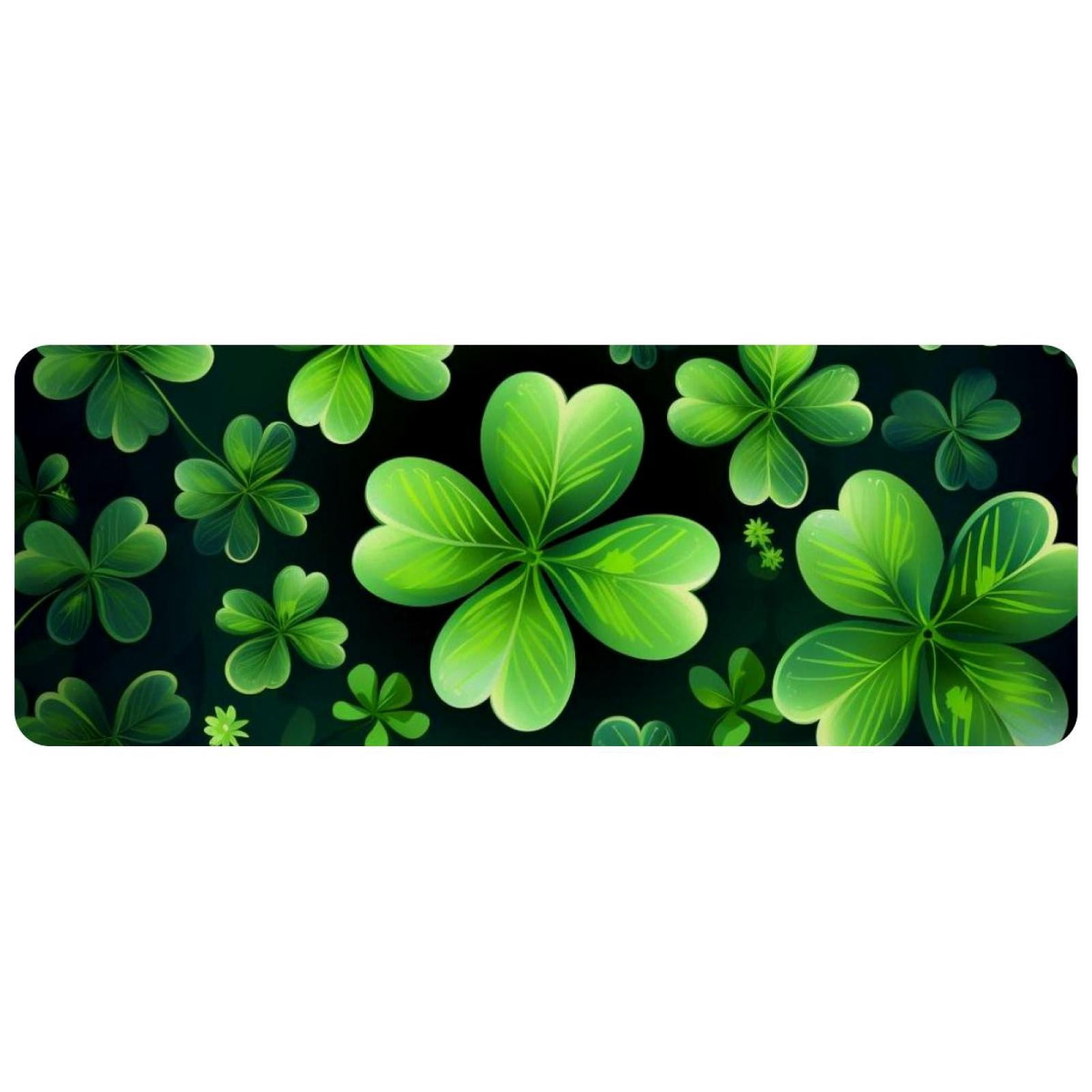 Non Slip Desk Pad St Patricks Day Pattern Mouse Pad Desk Table Protector Large Desk Blotter