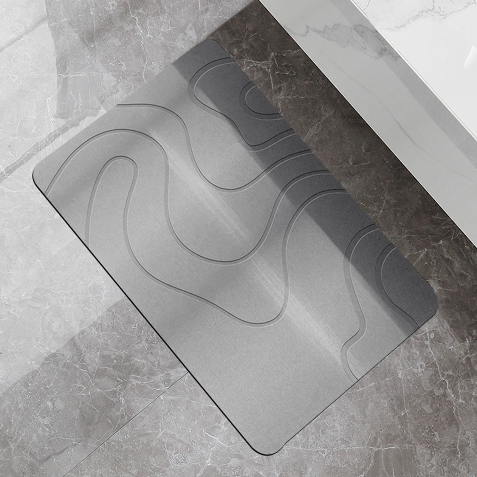 Non-Slip Diatom Mud Absorbent Bath Mat for Bathroom, Kitchen, and Door ...