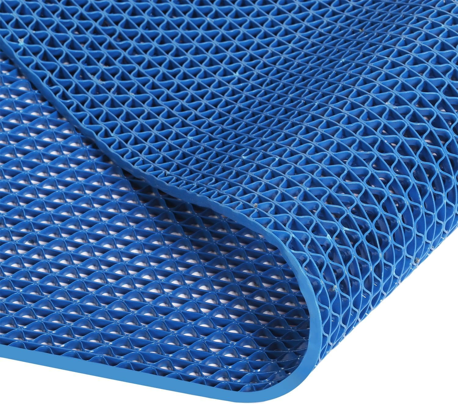 Non Slip Drainage Floor Mats 4x10 Ft, Commercial PVC Mesh Hollow ...