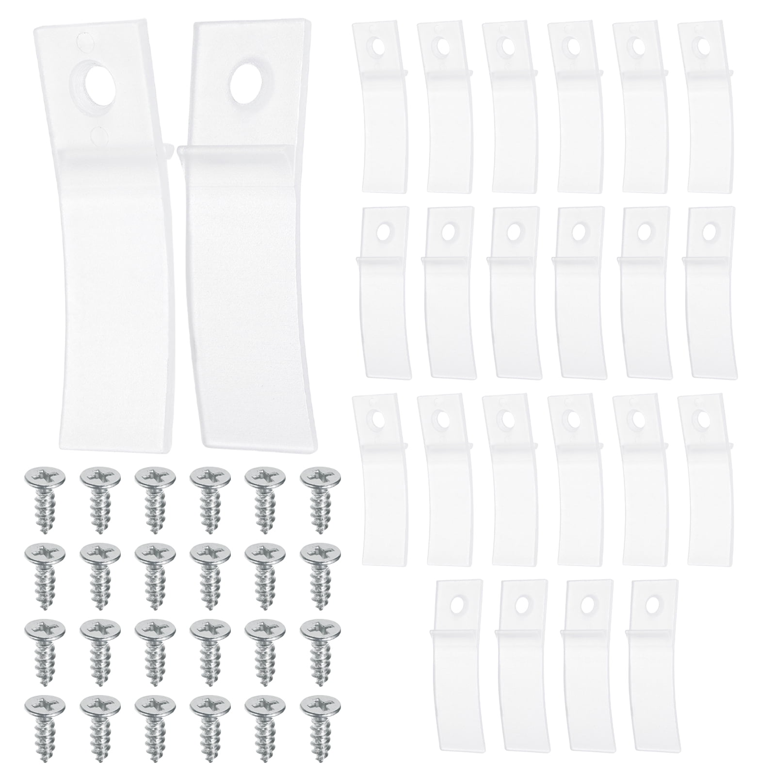 Non Slip Drawer Stops, 24 Pack Clear Plastic Drawer Stoppers with ...