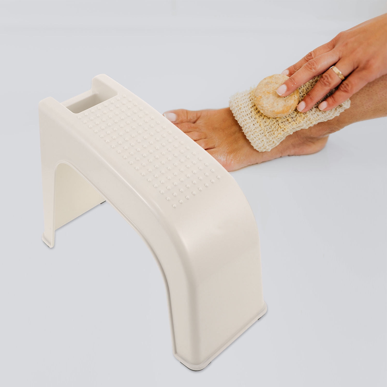 Non-Slip Footrest Stand For Shaving Legs Small Stool Shower Foot Stool ...