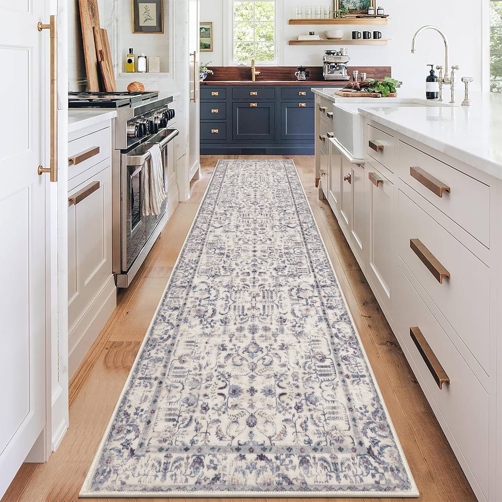 Non Slip Hallway Runner Rug 2x8 Washable Kitchen Rugs Boho Floor Rug ...
