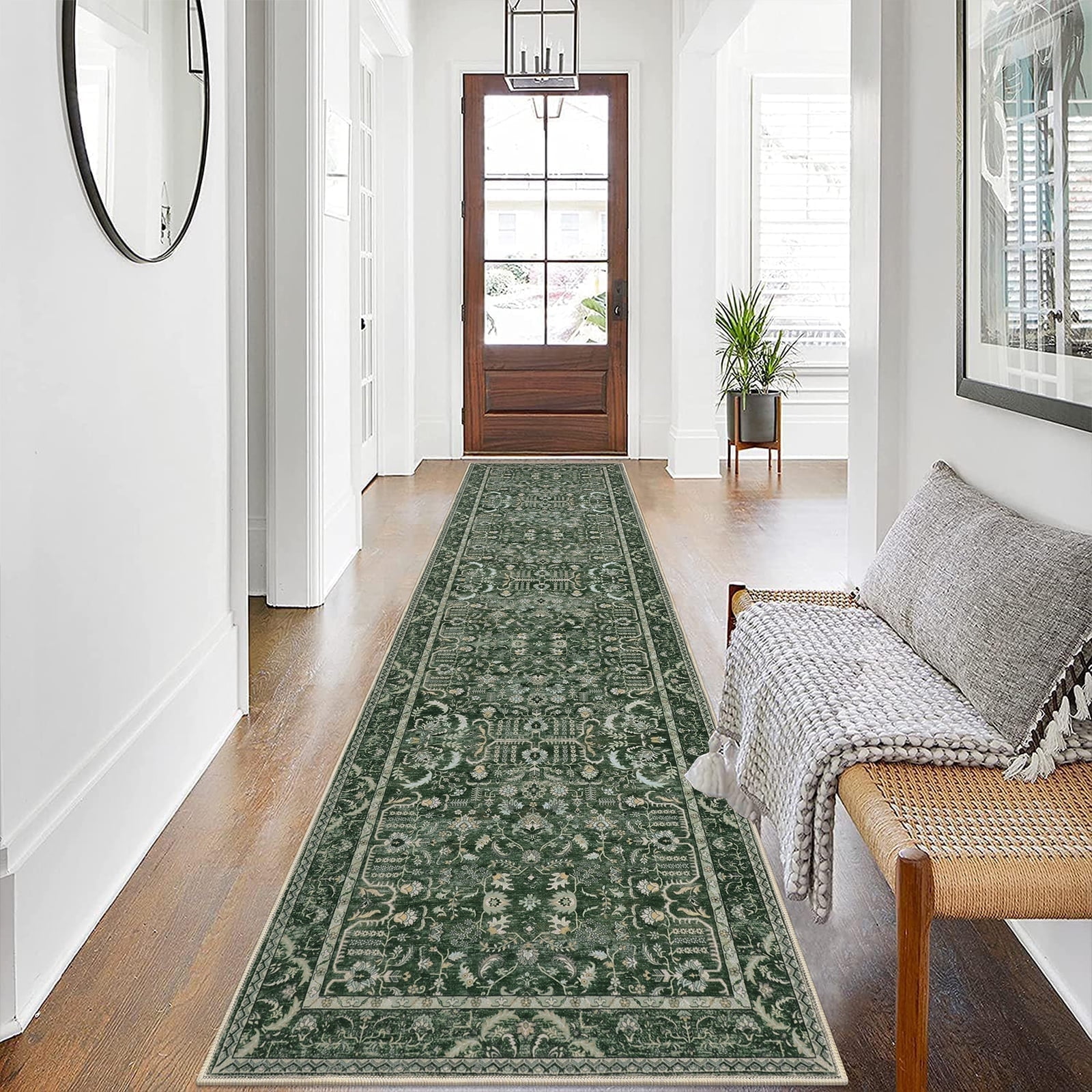Non Slip Hallway Runner Rug 2x10 Washable Kitchen Rugs Boho Floor Rug ...